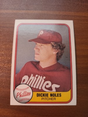 1981 Fleer #12 Philadelphia Phillies Dickie Noles *1713 | eBay