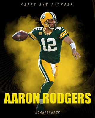 AARON RODGERS Green Bay Packers 8x10 NFL Football Photo MAN CAVE ...