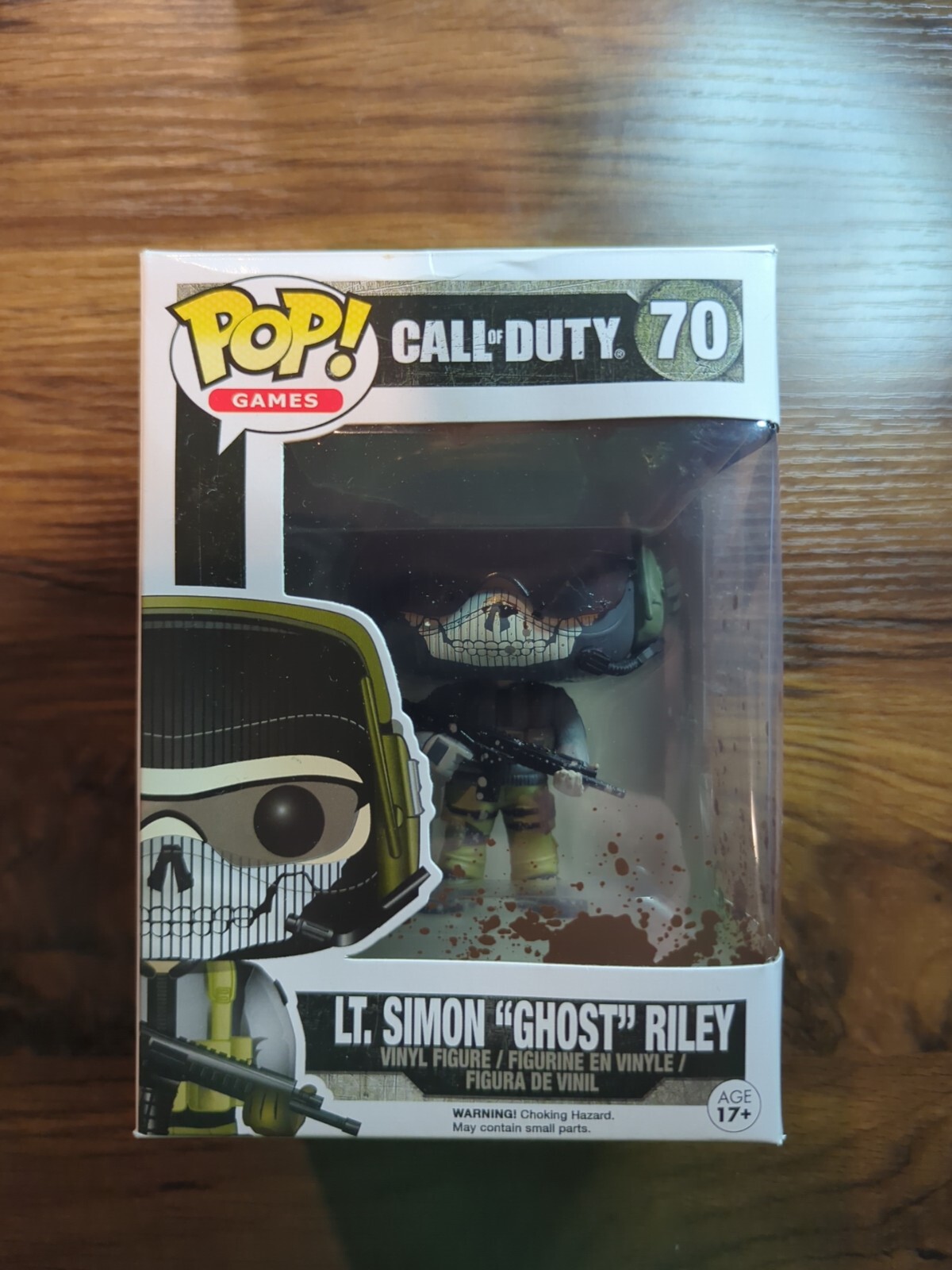 Call of Duty - Lt. Simon "Ghost" Riley #70 Funko Pop! Vinyl Figure ...