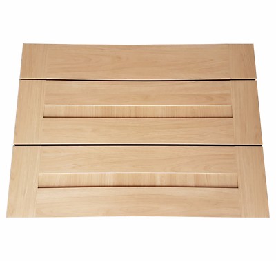MFI 1000mm 3 Pan Drawer Pack 2 x 275mm & 1 x 160mm Drawer Front - Oak ...
