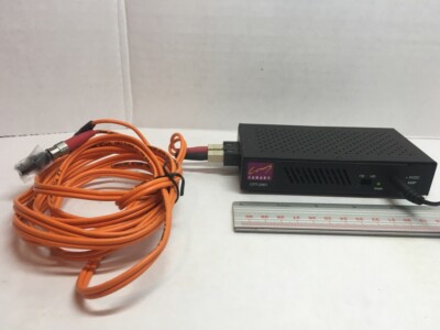 CANARY 100BASE-FX to 100BASE-TX Converter WITH FIBER OPTIC CABLE CFT ...