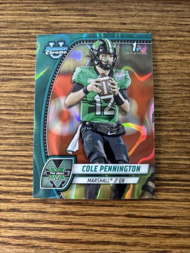 2024 Bowman Chrome U Aqua Refractor Cole Pennington #45 | eBay