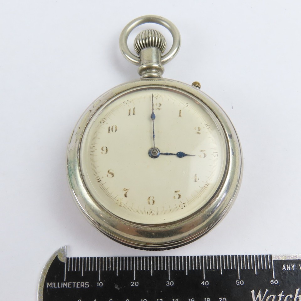 Manhattan Watch Co. 1 Button “Paper Dial” Open Face Circa 1883 Pocket ...