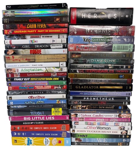 Large lot of 50 DVD Movie Lot Popular Films & Tv Series Box Sets ...