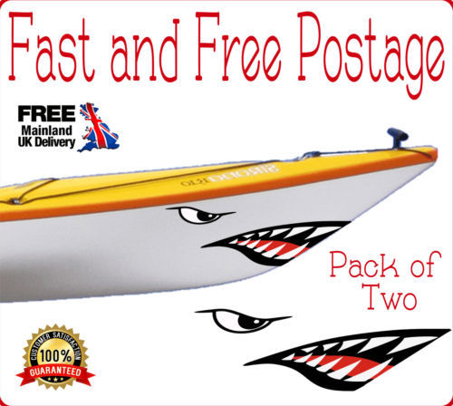 Shark Decal For Kayak