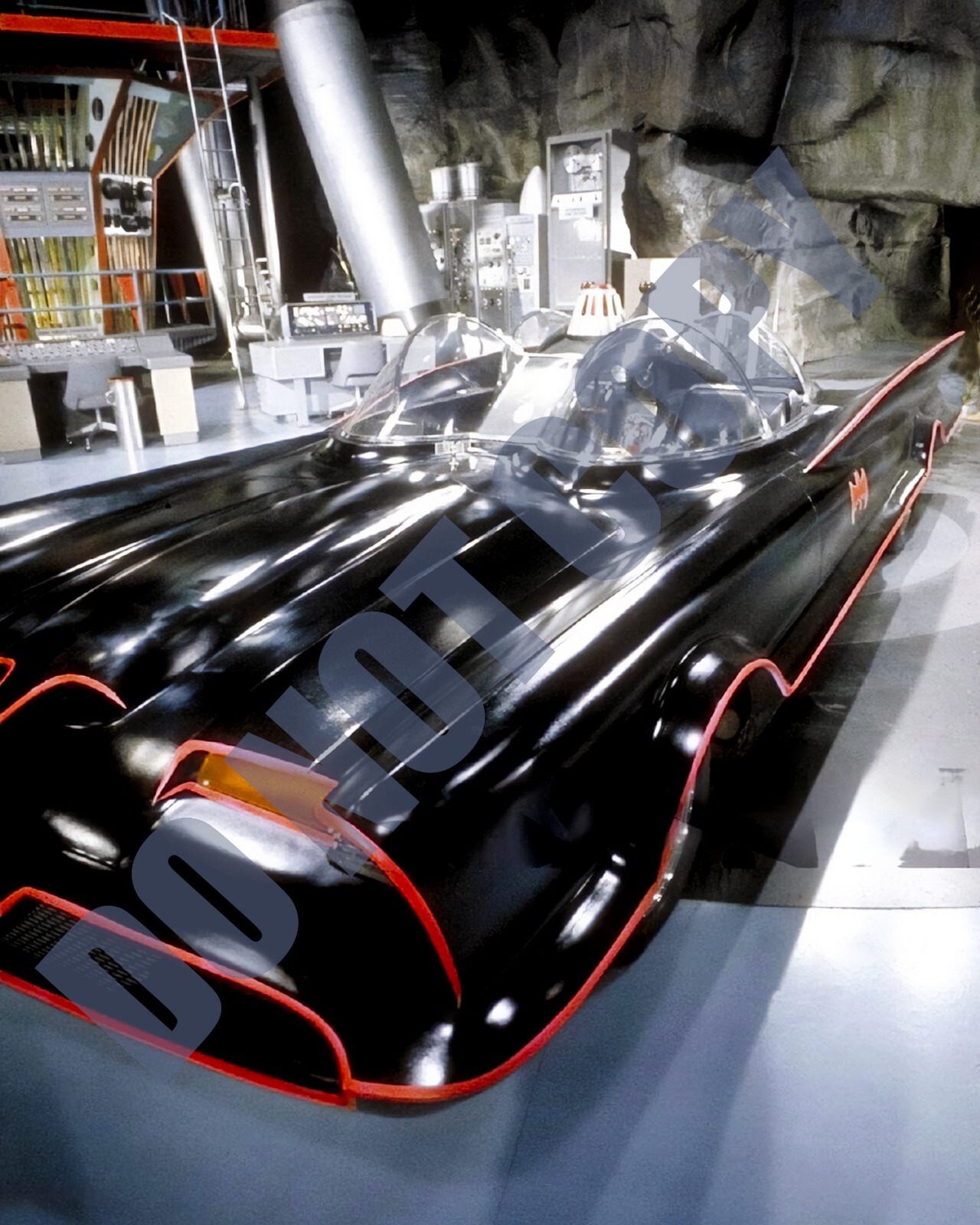 #1 Batmobile in 1966 Inside Batman TV Show In Bat Cave 8x10 Photo | eBay