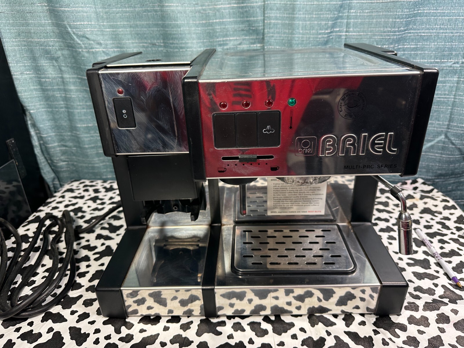 Briel EG281 APG Multi-Pro Pump Espresso Machine w/Built-In Coffee ...