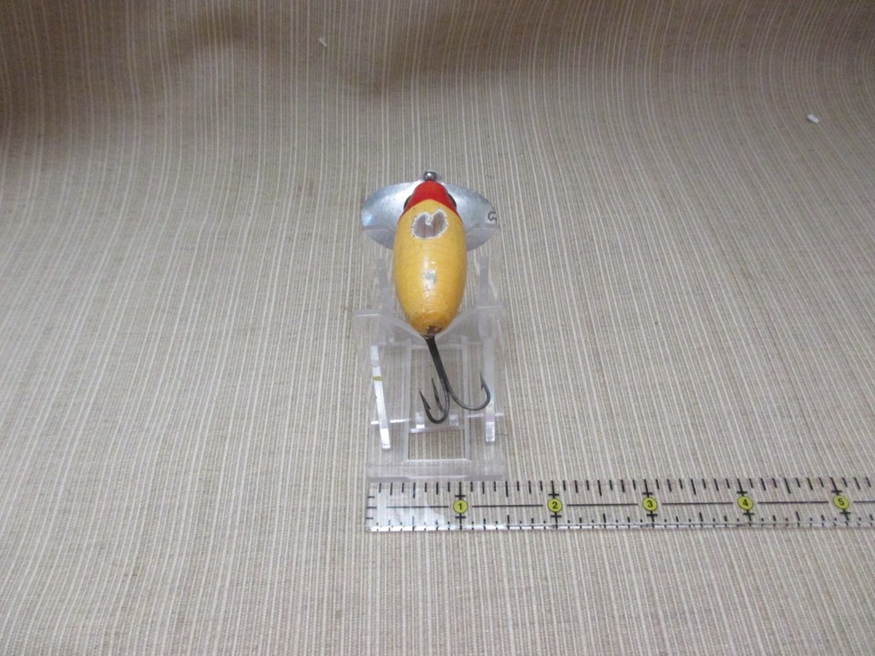 Fred Arbogast 2" WOOD JITTERBUG SINGLE HOOK FLAT RIG HARDWARE Fishing ...