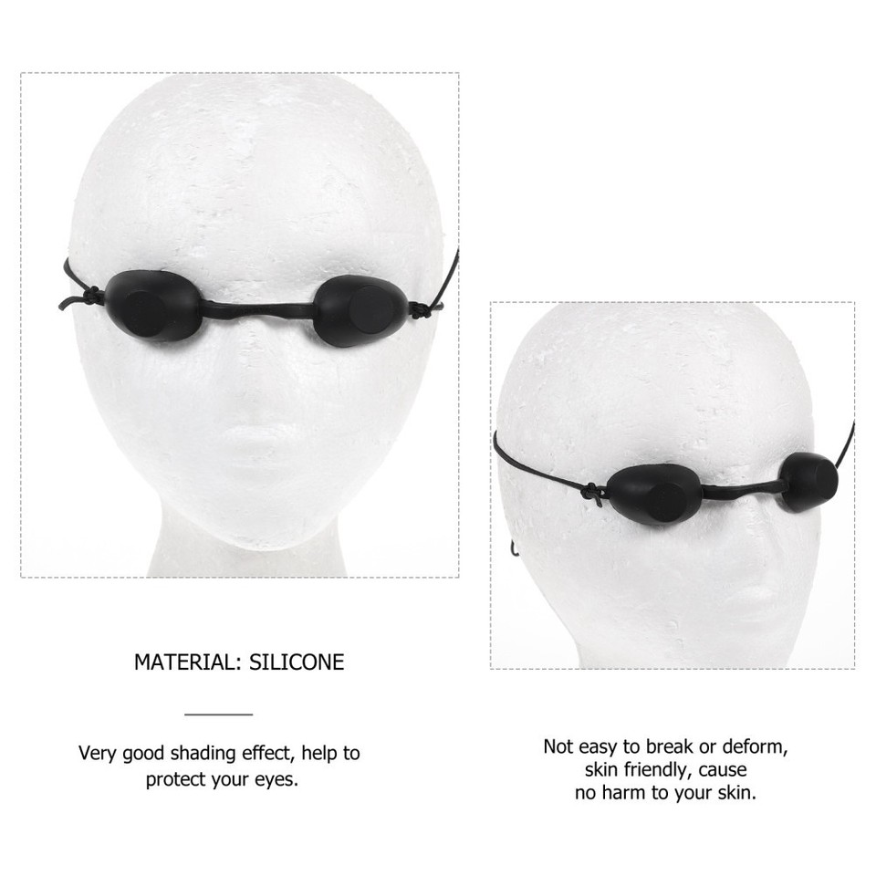 6 PCS Sunbathing Glasses Goggle for Tanning Eye Patches Skincare Ipl ...