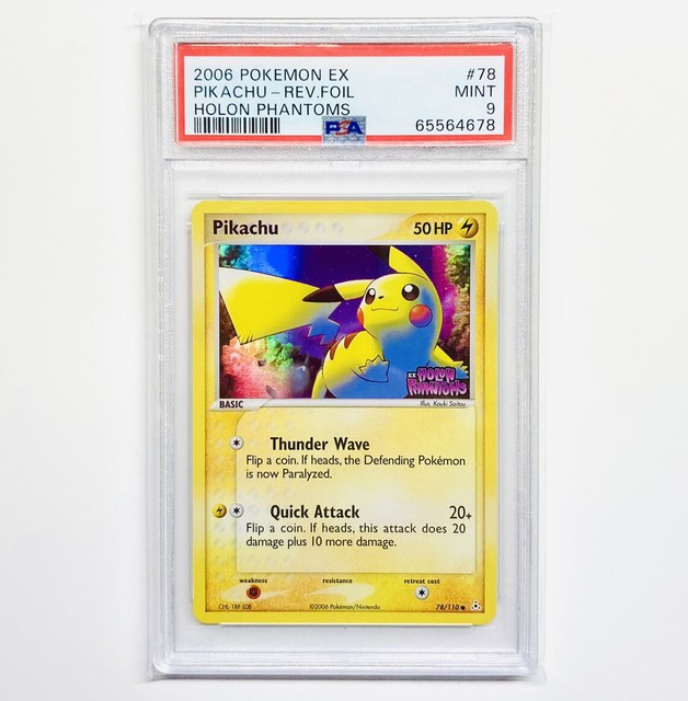 Pokémon TCG Pikachu EX Holon Phantoms 78 Reverse Holo Common for sale ...