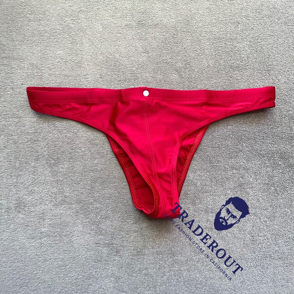 Rufskin Men Red Luc super cheeky swim bikini brief swimwear size S L | eBay