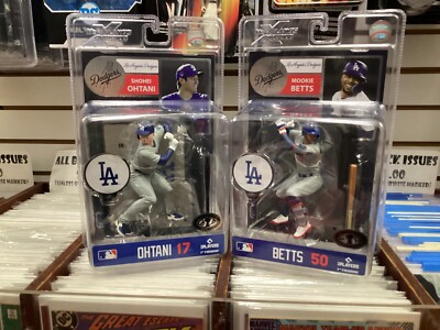 McFarlane Shohei Ohtani & Mookie Betts Platinum CHASE Grey Dodgers ...