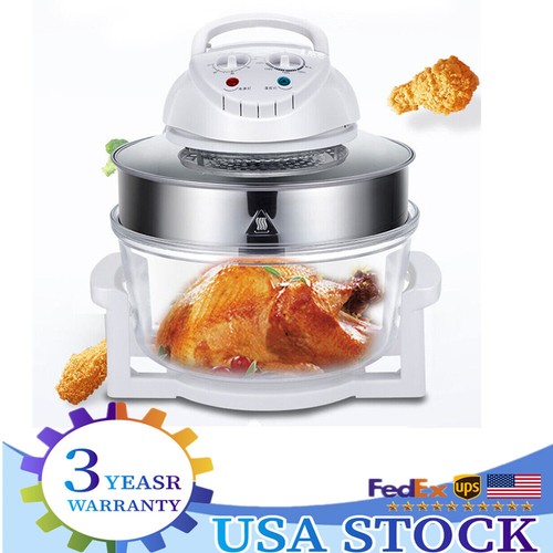 Turbo Electric Air Fryer Convection Oven Oil-Less Grill Roaster Cooker ...