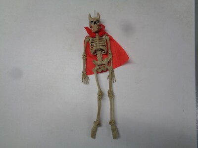 Halloween Decoration Hanging Horned Devil Vampire Skeleton with Red ...