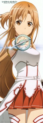 poster Sword Art Online SAO anime Asuna / Yuuki Asuna | eBay