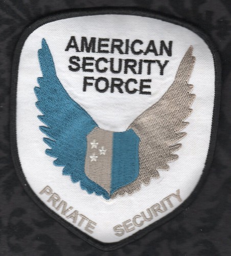 👀🤔😂👍 American Security Force Private Security Shoulder Patch Uniform ...