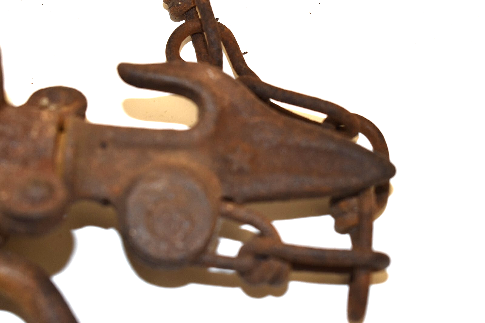 Vintage Double Block & Tackle Hoist - Barb Wire fence stretcher ...