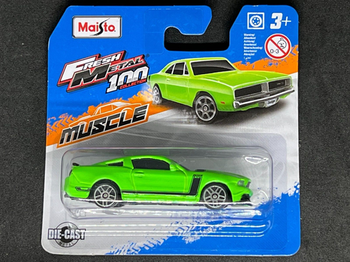 Maisto FRESH METAL 100 Collection Muscle Green Ford Mustang Boss 302 | eBay