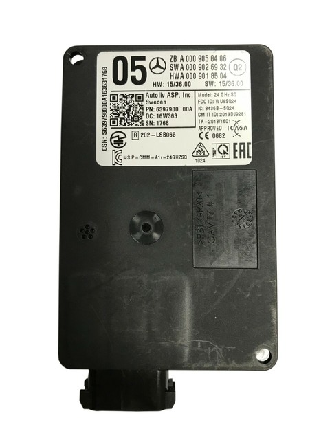 Mercedes-Benz OEM ZB A0009058406 Radar Sensor Replaced A0009052804 for ...