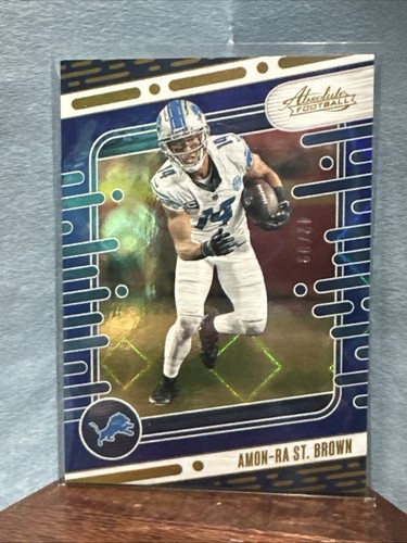 2024 Panini Absolute - Blue Spectrum #33 Amon-Ra St. Brown /50 | eBay