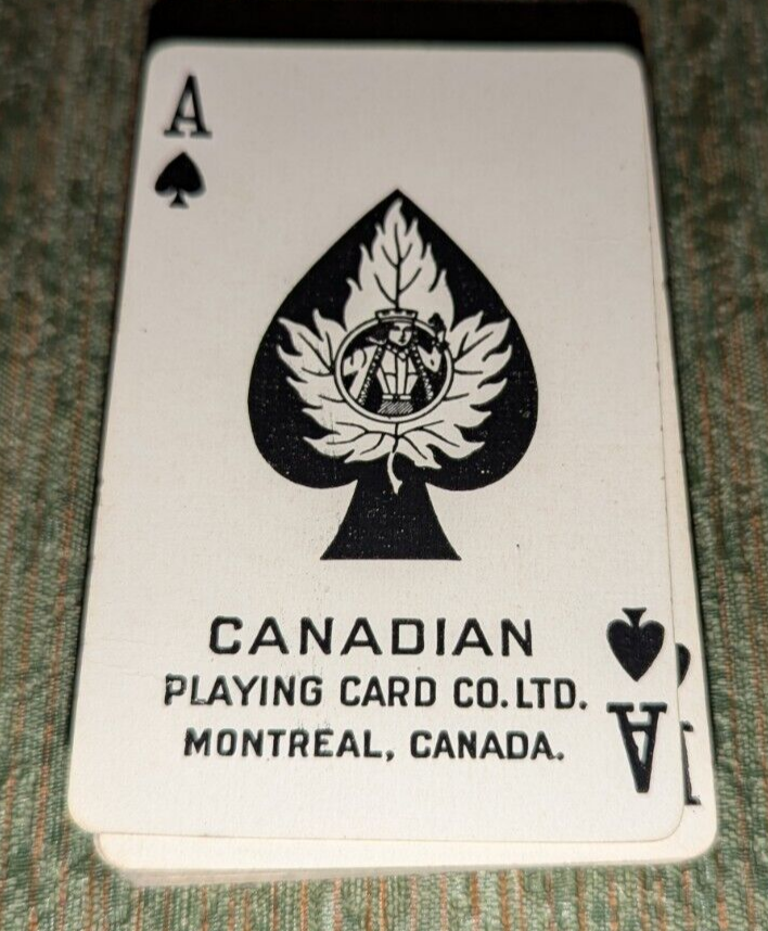 Vintage Banff Alberta Souvenir Playing Cards DECK Canadian Pacific ...