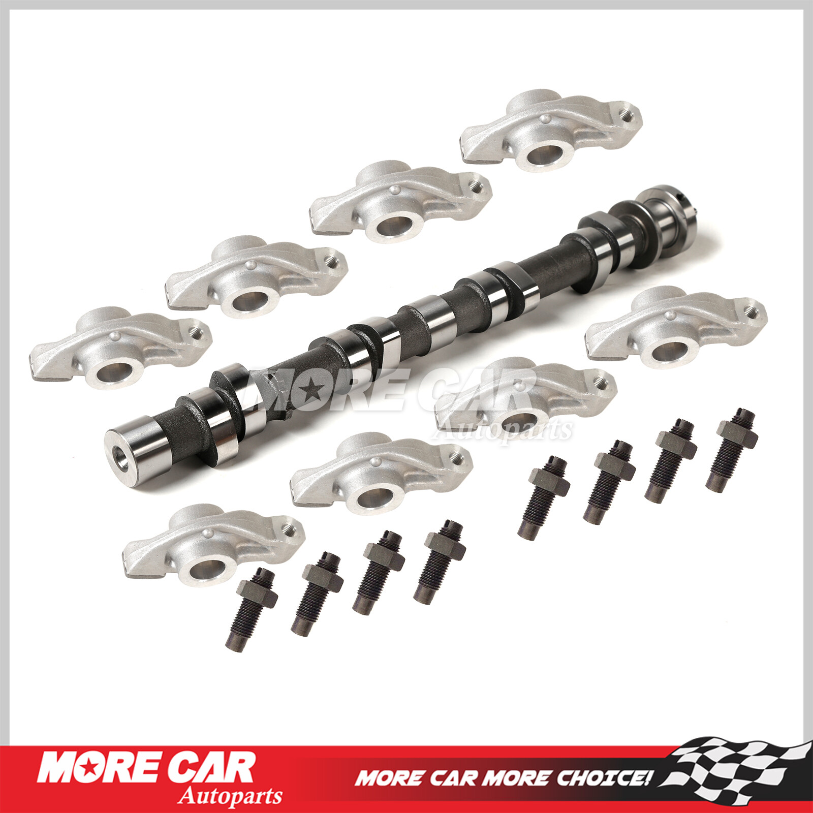 Camshaft w/ 8pc Rocker Arm Set for 75-95 Toyota Pickup 20R 22R 2.2L 2 ...