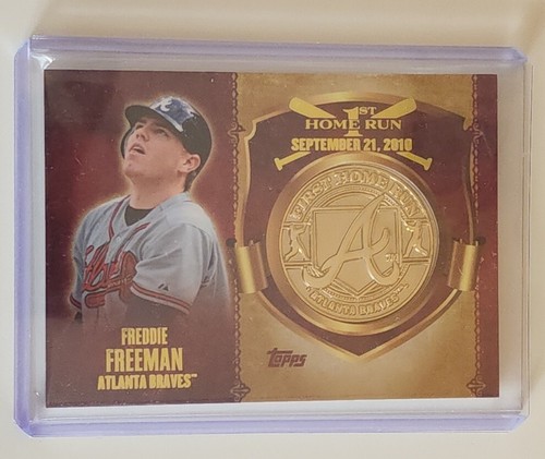 2015 Topps Freddie Freeman Commemorative 1st Home Run Medallion | eBay