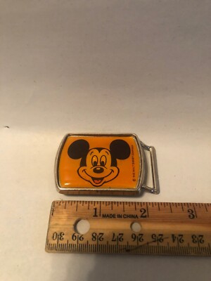 Mickey Mouse Belt Buckle By Lee Vintage Licensed Walt Disney Company | eBay