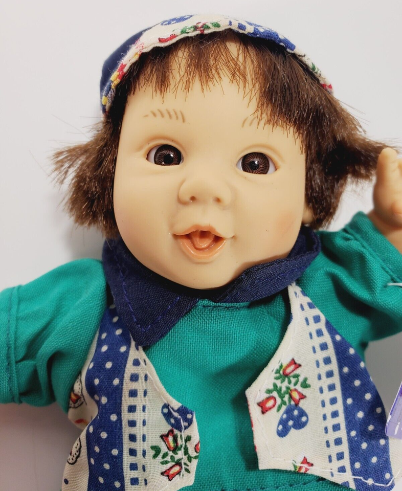 LOT 4 NEW Gi-Go GIGO Toys My Pals Bean Bag Kids Vinyl Baby Dolls 8" w ...