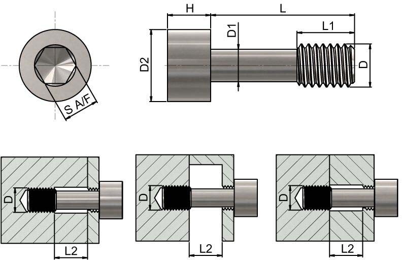 Captive socket cap screws | eBay UK
