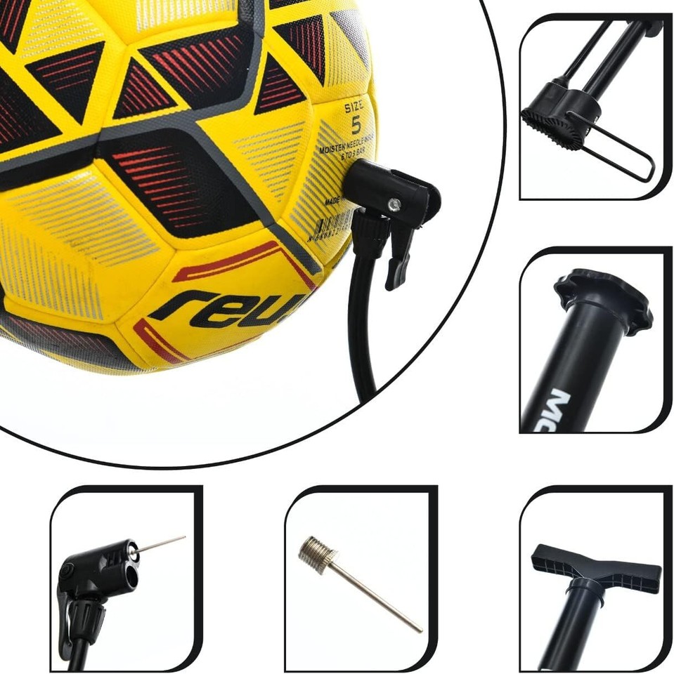 Football Pump Bike Bicycle Soccer Rugby Ball Pump with Inflating ...