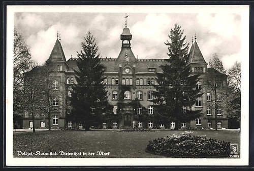 Biesenthal in der Mark, An der Polizei-Kuranstalt, Ansichtskarte | eBay