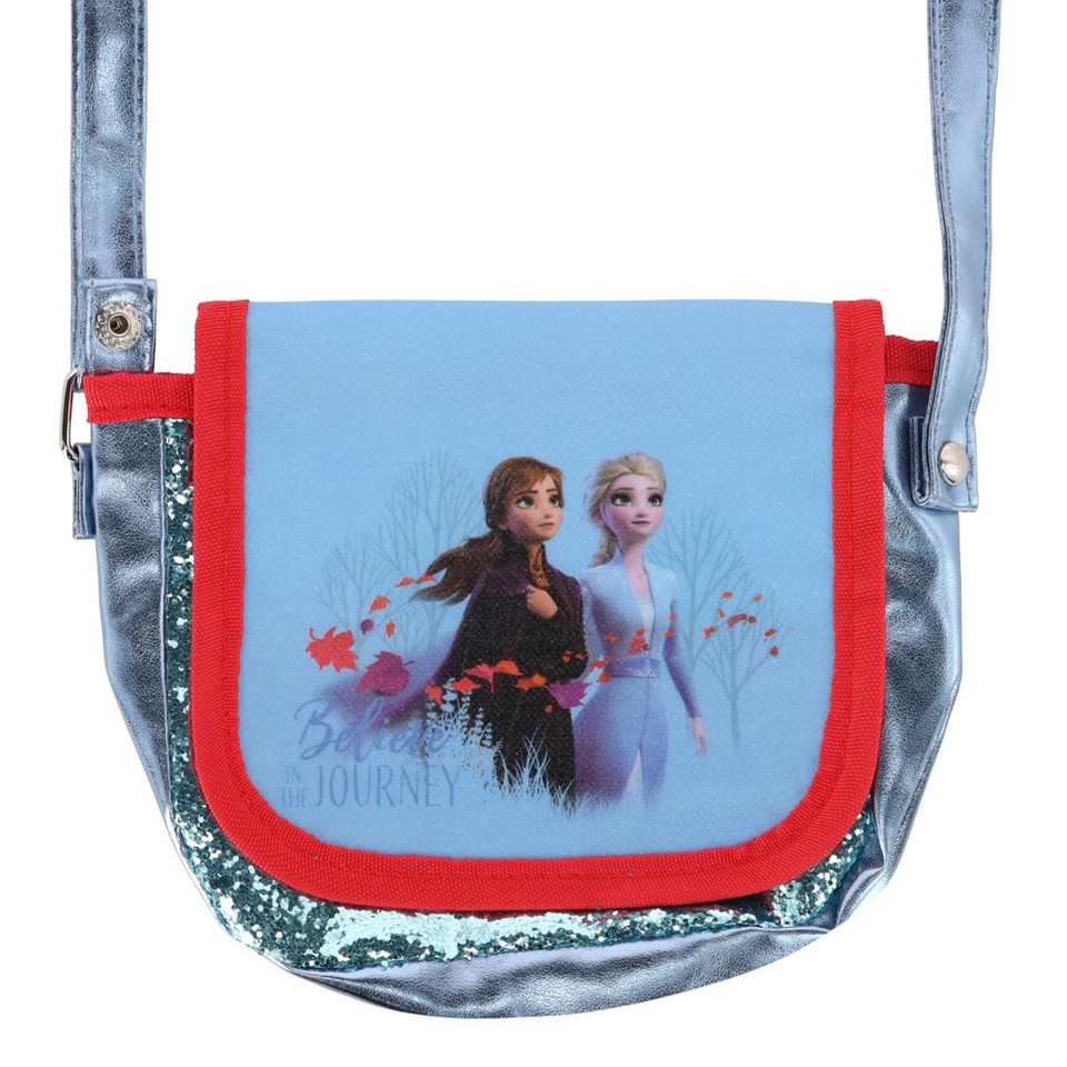 Textiel Trade Girl's Disney Frozen Elsa and Anna Crossbody Shoulder Bag ...