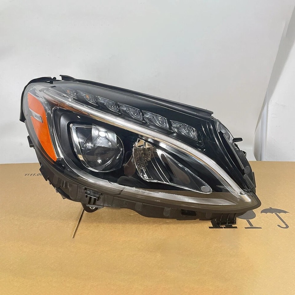 2015 2016 2017 2018 Mercedes Benz C-Class C300 LED Headlights Right ...