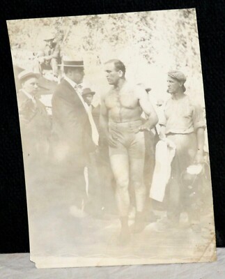 Circa 1910, Jim Jeffries, Heavyweight Boxing Champion, & Gov. Denver ...