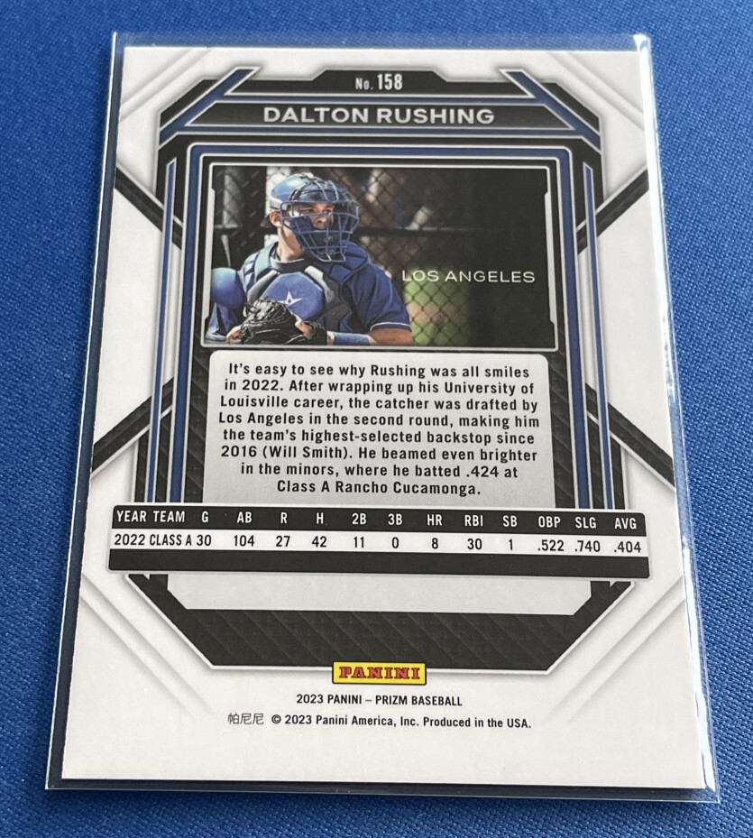 2023 Panini Prizm Baseball #158 Dalton Rushing Los Angeles Dodgers | eBay