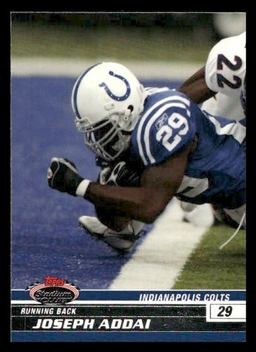 2008 Stadium Club #19 Joseph Addai Indianapolis Colts | eBay