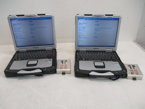 2- Panasonic CF-30 Core 2 Duo L9300 1.60GHz 4GB No Hard Drives No Power ...