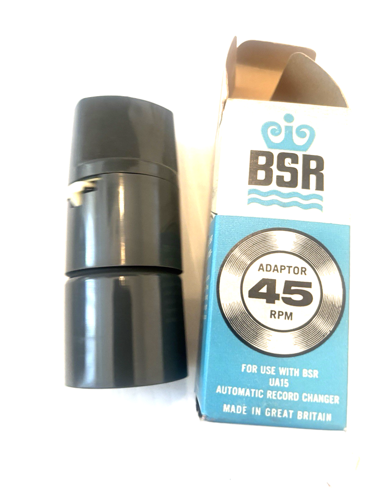 45 RPM VINYL RECORD CHANGER SPINDLE STACKING ADAPTER FOR BSR UA15 420S ...