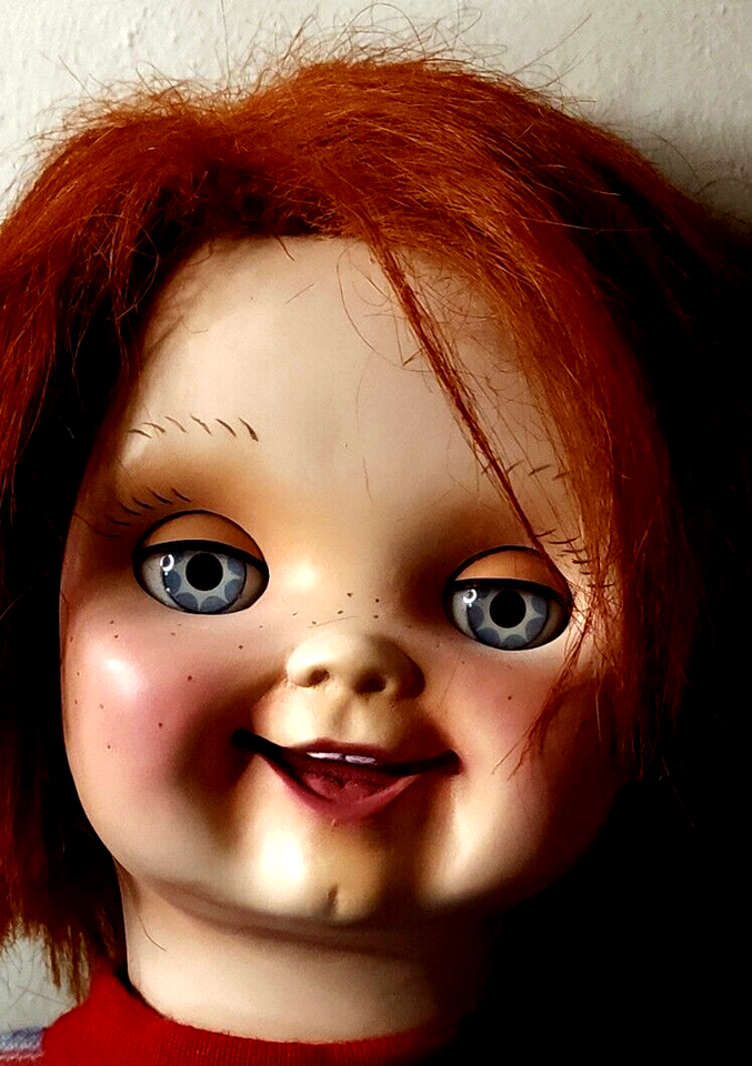 Chucky head painted and wig jus head bodiless | eBay