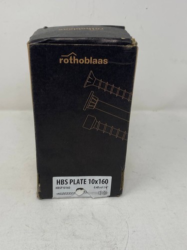 Rothoblaas HBS Plate 10mm X 160mm Self-Tapping Screws Box Of 50 - New ...