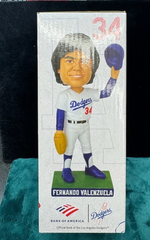 Fernando Valenzuela Los Angeles Dodgers 2025 Bobblehead SGA 7/19/25 NIB ...