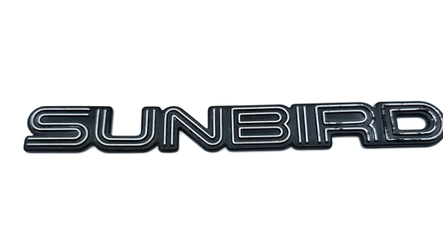Pontiac Sunbird Door Emblem Badge Decal Logo Symbol Script OEM Genuine ...