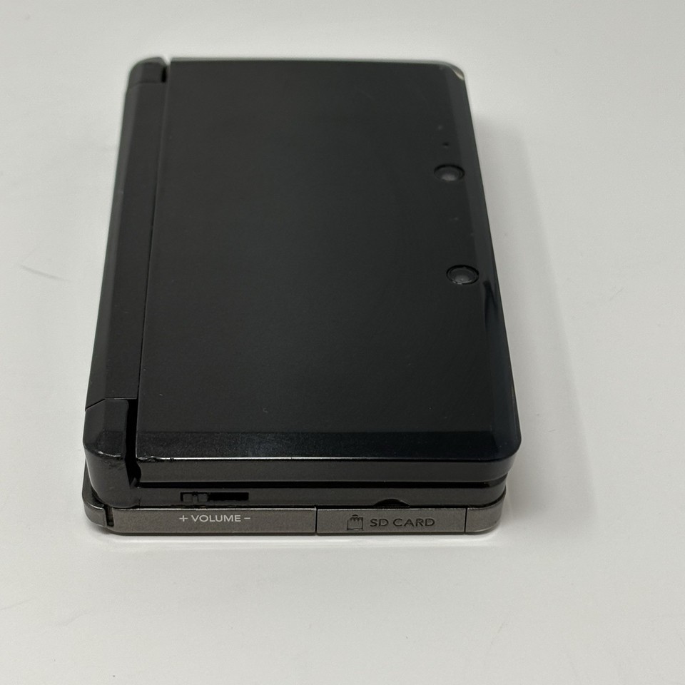 Nintendo 3DS Cosmo Black Handheld System - 64GB SD - Pre-Loaded w/ Lots ...
