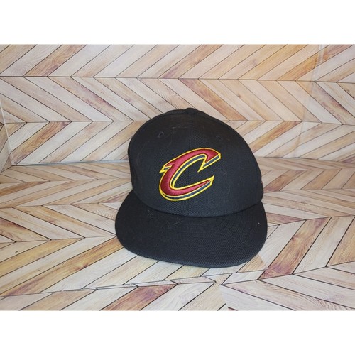 Youth New Era Cleveland Cavaliers NBA Basketball Black Baseball Cap Hat ...