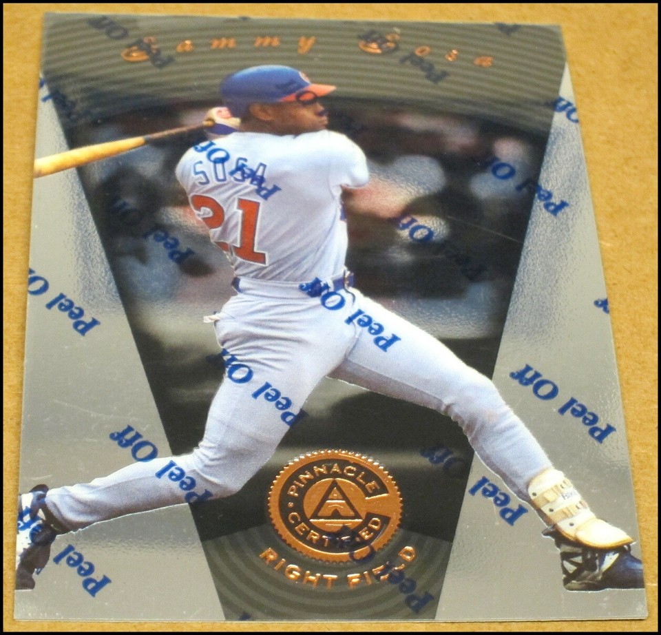 1997 Pinnacle Certified Sammy Sosa Baseball Card #35 Chicago Cubs NRMT ...