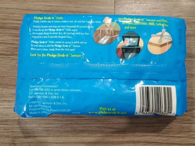 Pledge Grab It Dry Disposable Cloths Unscented 10 Total for sale online ...