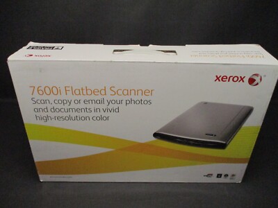 Xerox 7600i Flatbed Document Scanner W/ USB Cable Multi-Lingual Edition ...