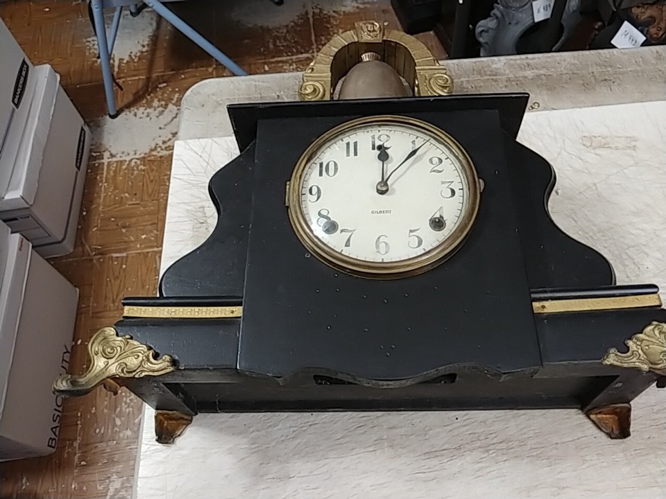GILBERT CURFEW BELL TOP STRIKE CLOCK | eBay