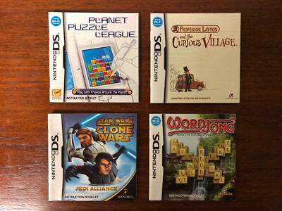 Nintendo DS Instruction Manual Booklets USA (See Options) | eBay